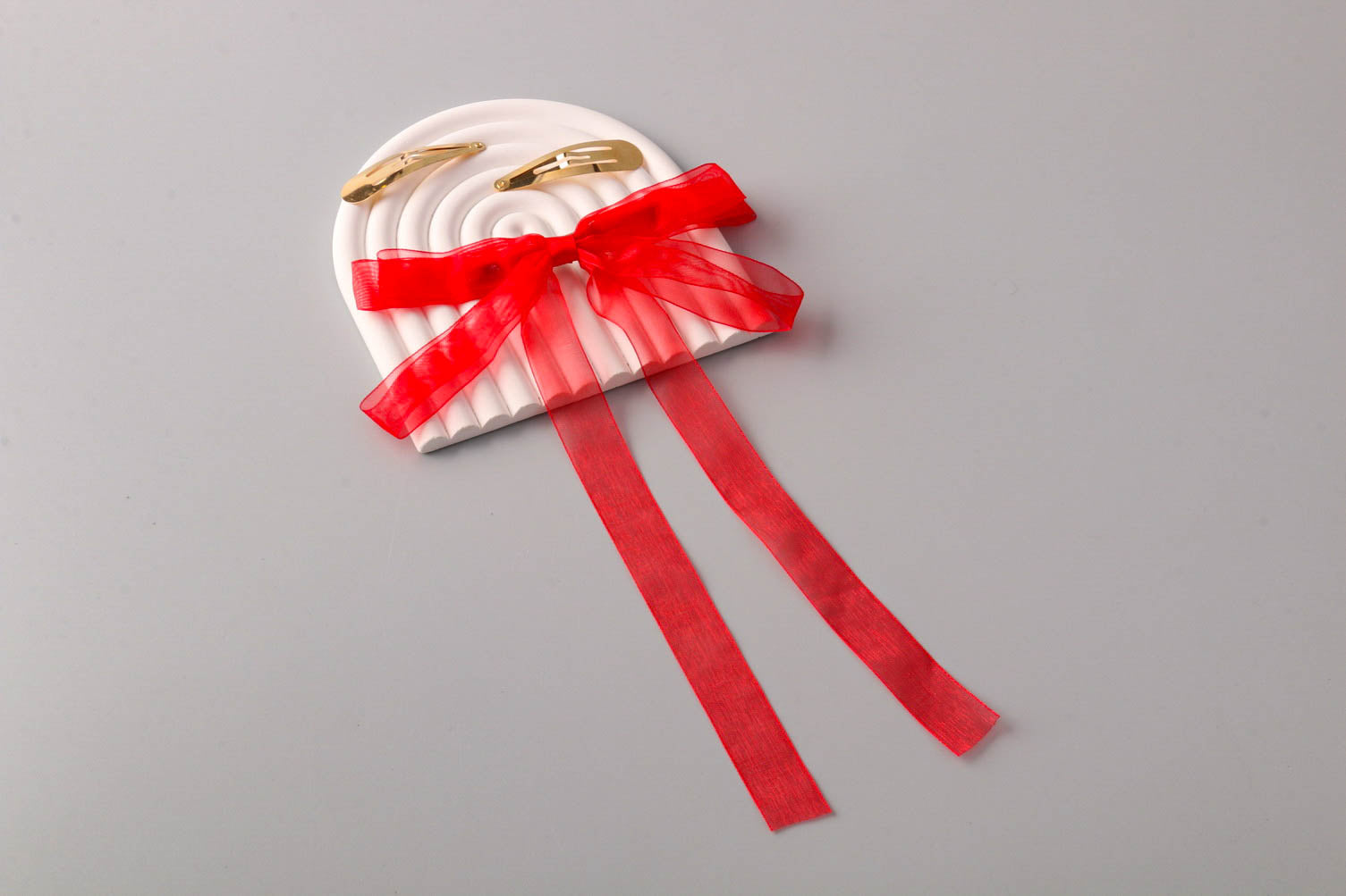Sheer Winged Bow Snap Clip Set – Odin Fashion