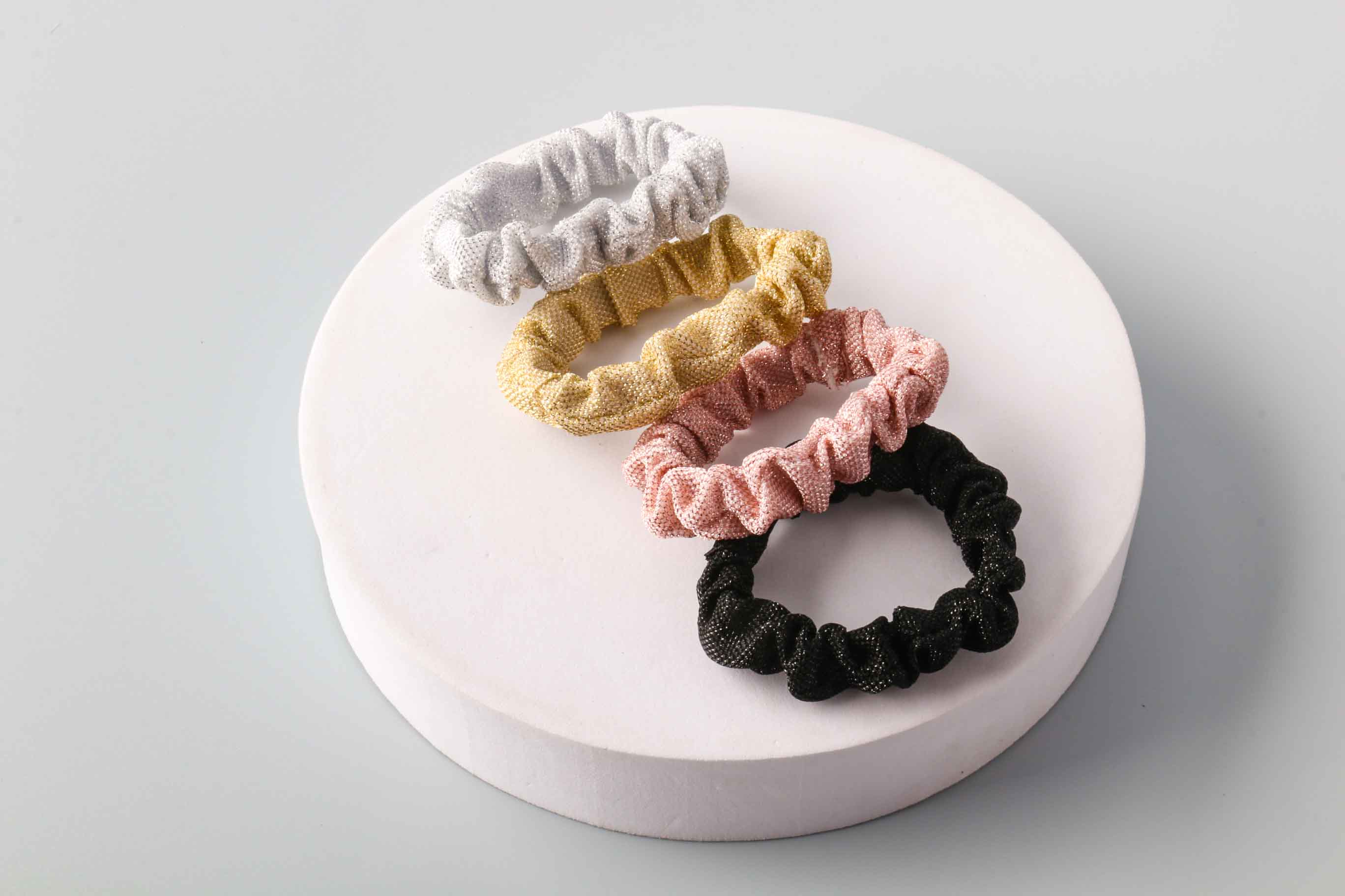 Metallic Scrunchie Set – Odin Fashion