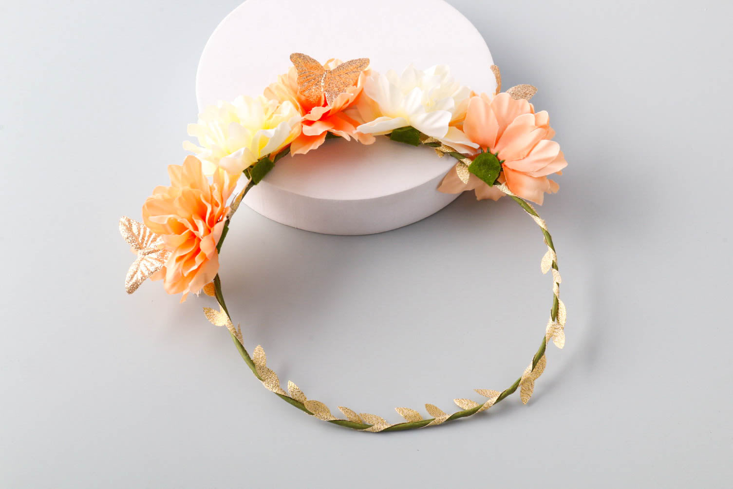 Butterfly Flower Wreath Crown – Odin Fashion